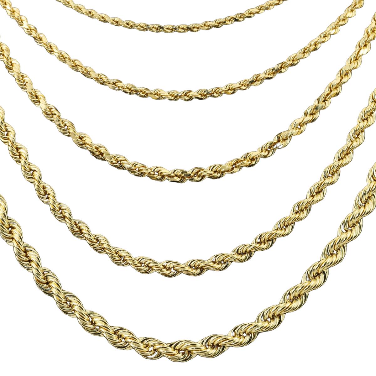 10K Yellow Gold Rope Chain and Bracelet — NY Gold & Silver Trading Inc.